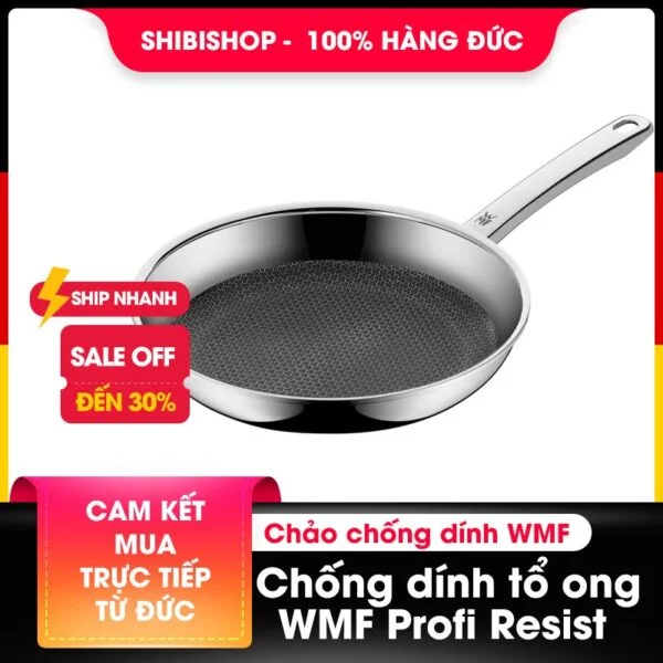 Chảo chống dính tổ ong WMF Profi Resist, size 24cm 28cm